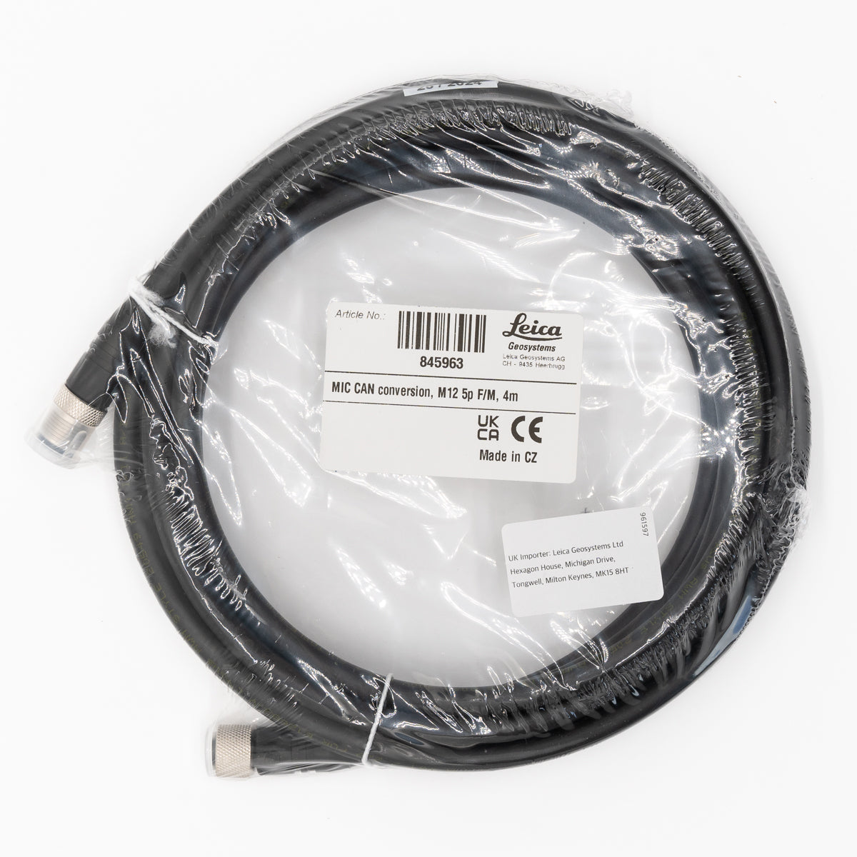 Leica MIC CAN Conversion - M12 5p F/M - 4m – One Point Survey Equipment Ltd